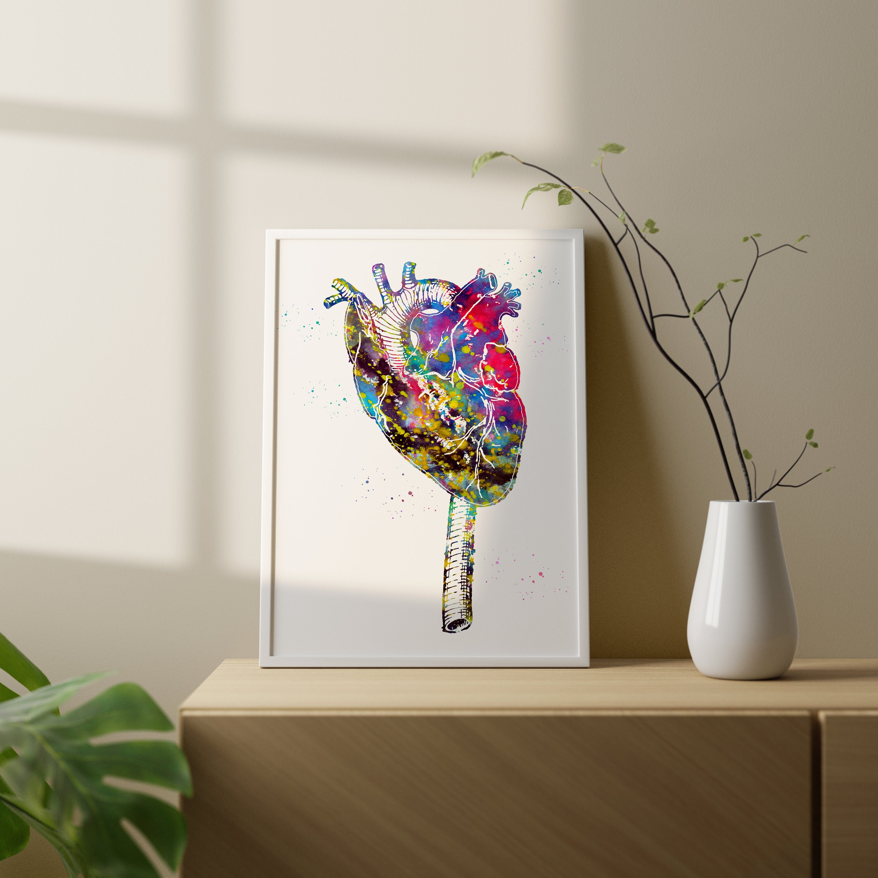 Aorta and Heart Anatomy Surgery Anatomical Biology Poster | Etsy