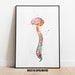 Human Spine With Brain Spinal Cord Anatomy Vertebral Column Poster ...