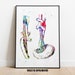 Esophagus and Stomach Anatomy Poster Medical Science Watercolor Digital ...