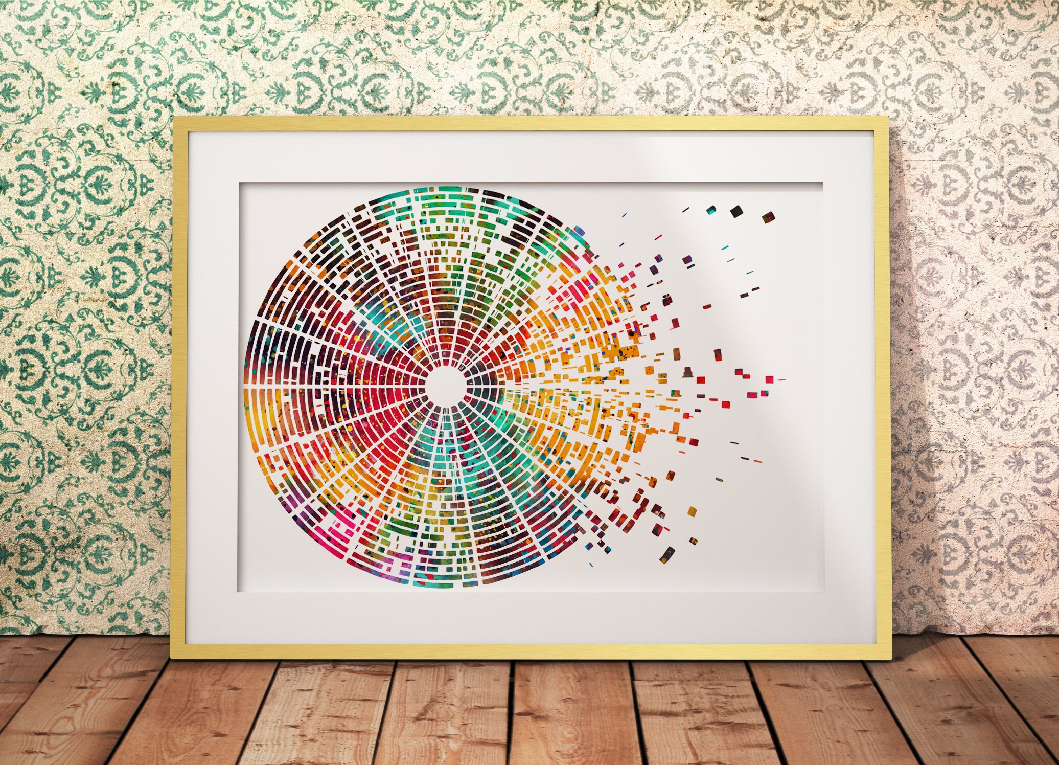 DNA Genome Sequence Poster Medical Science Watercolor Digital - Etsy