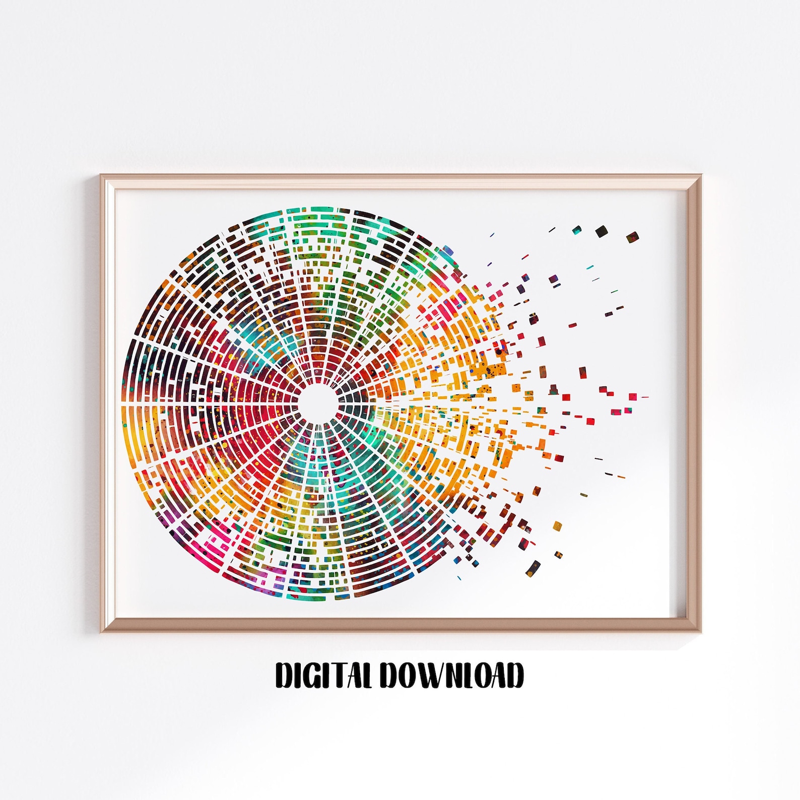 DNA Genome Sequence Poster Medical Science Watercolor Digital - Etsy