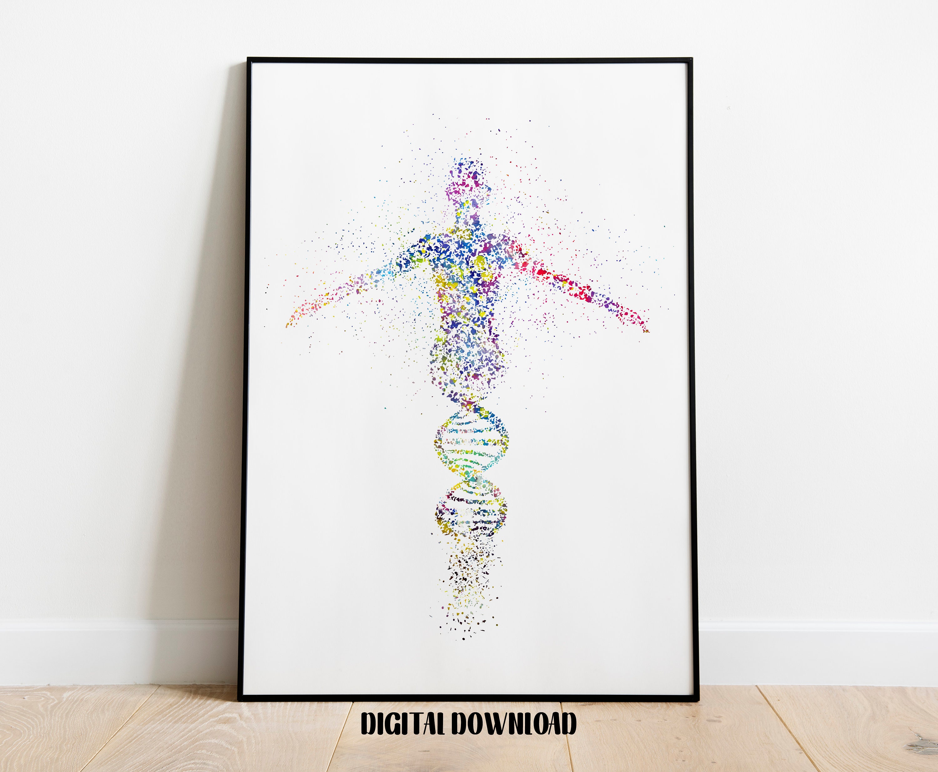 Human Dna Strand Art