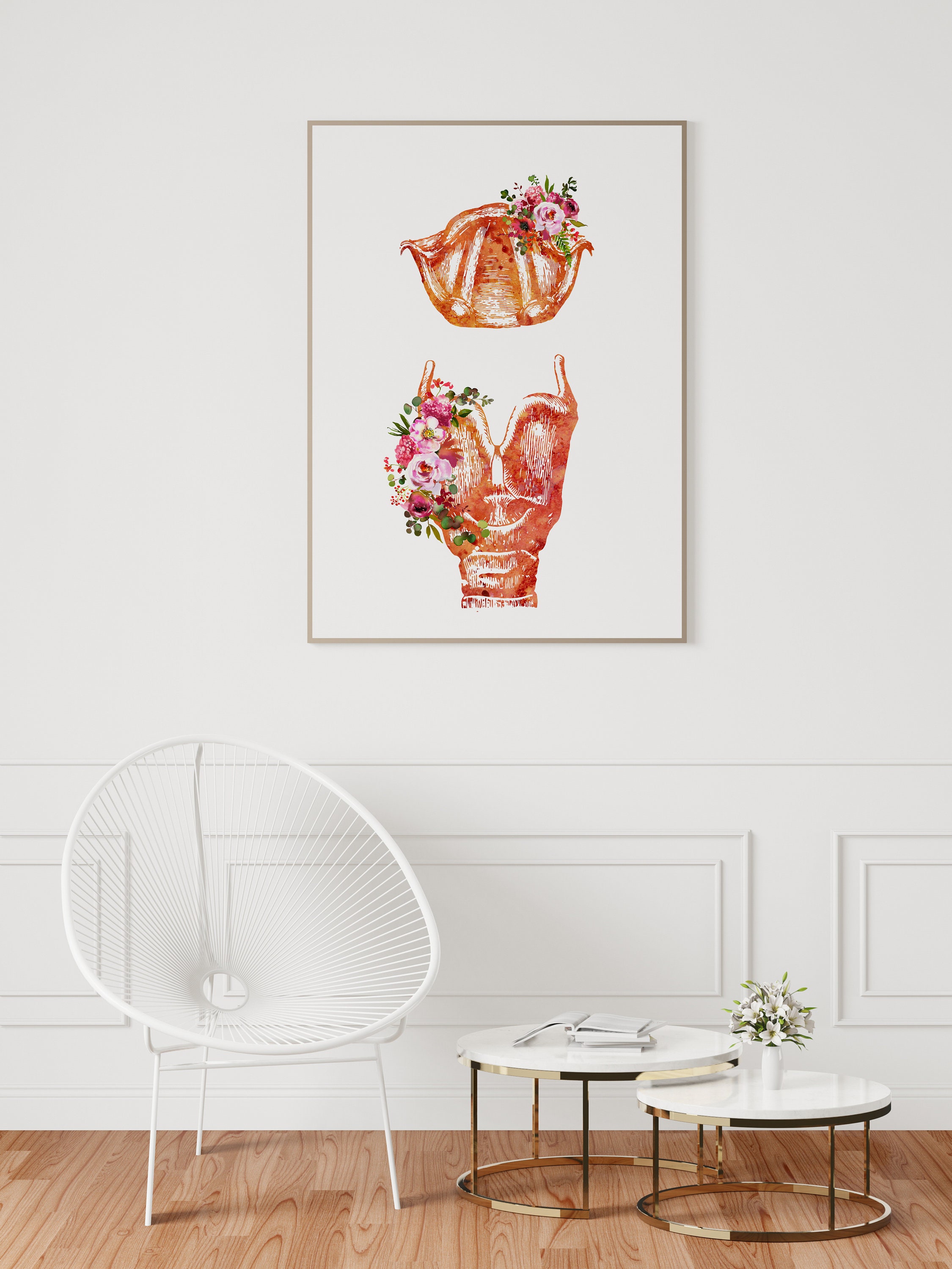 Painting Art & Collectibles medical office decor larynx print mouth ...