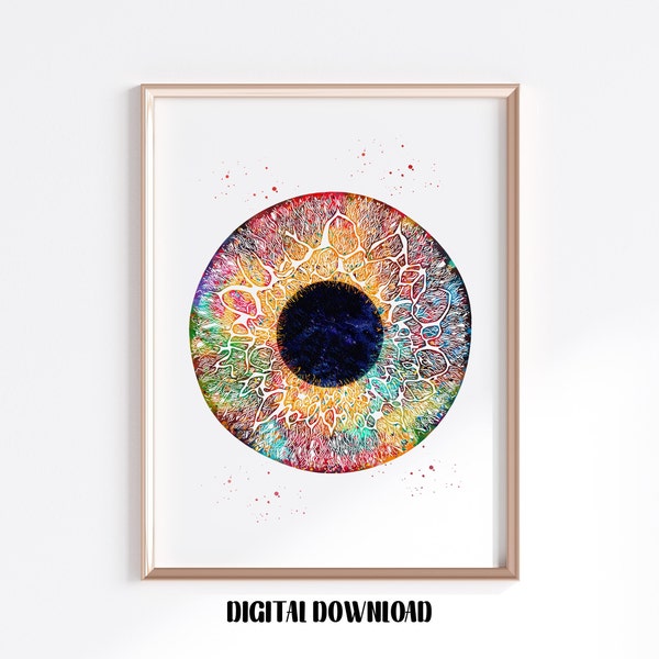 Eye Iris Print - Etsy