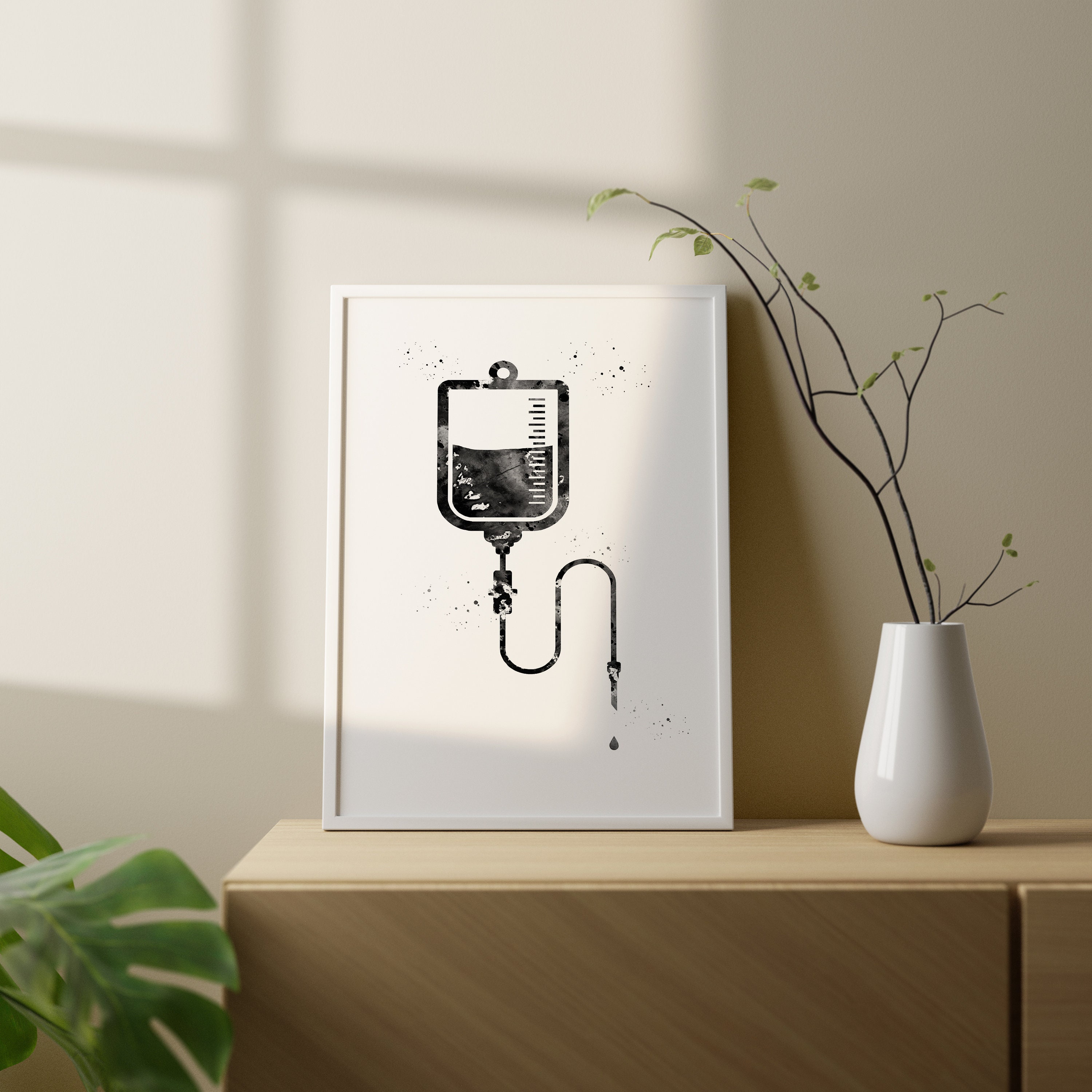 IV Bag Infusion Procedure Solution Bag Medical Nurse - Etsy