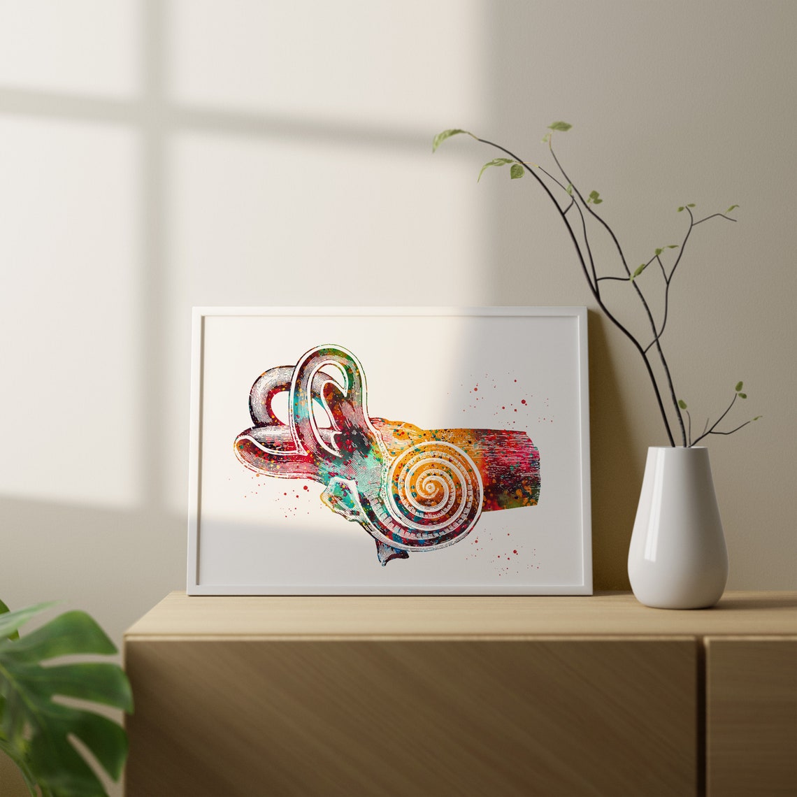 Human Ear Anatomy Audiology Cross Section of Ear Poster - Etsy