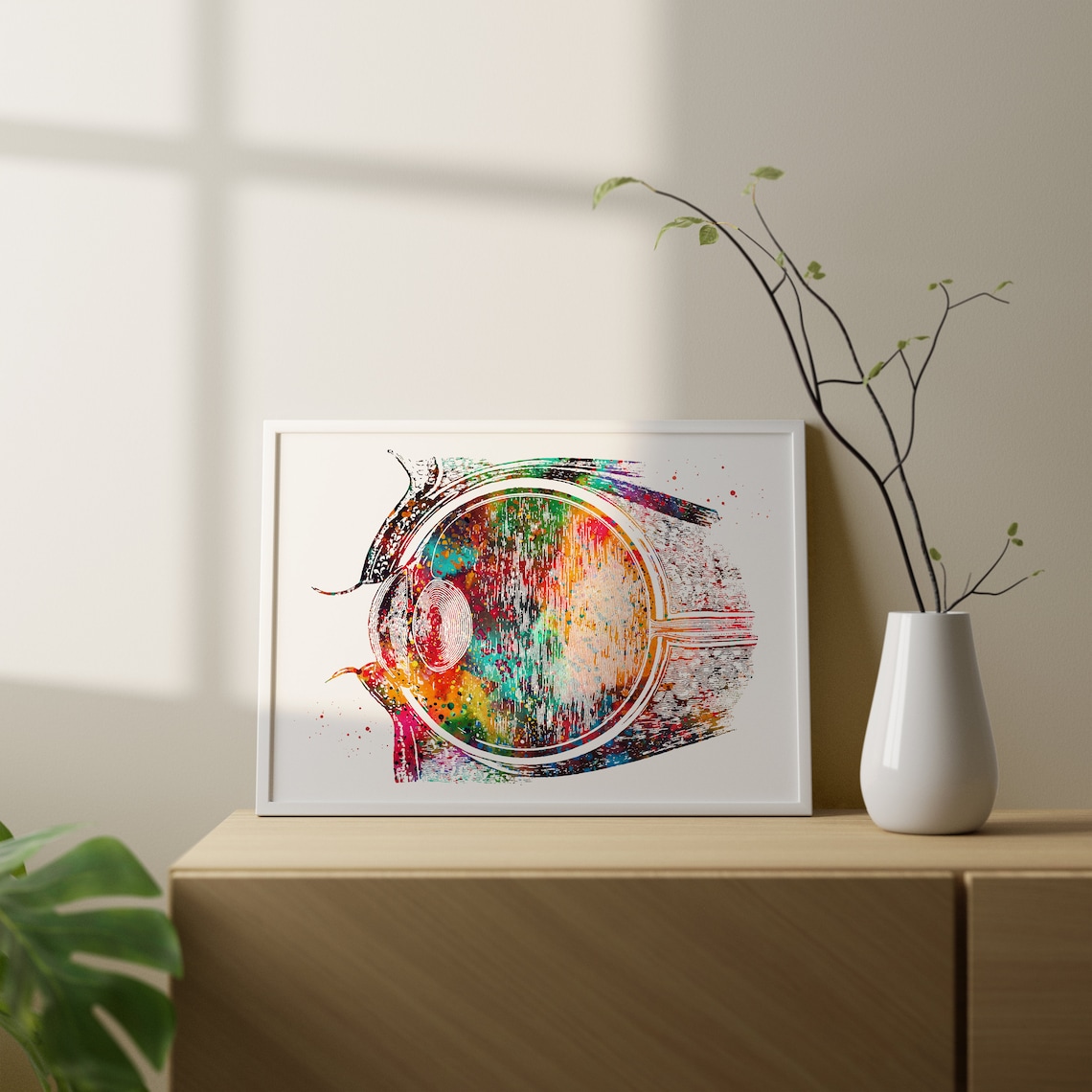 Eye Anatomy Human Eye Optometrist Optician Poster Medical Art | Etsy