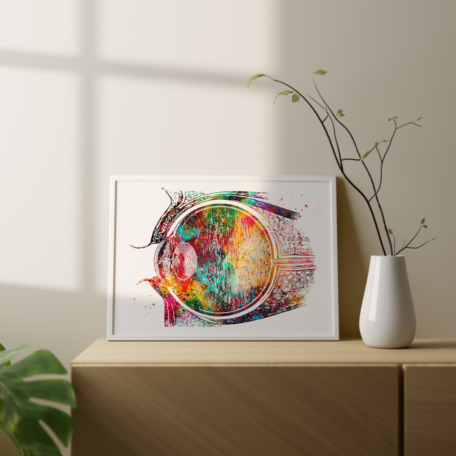 Eye Anatomy Human Eye Optometrist Optician Poster Medical Art | Etsy