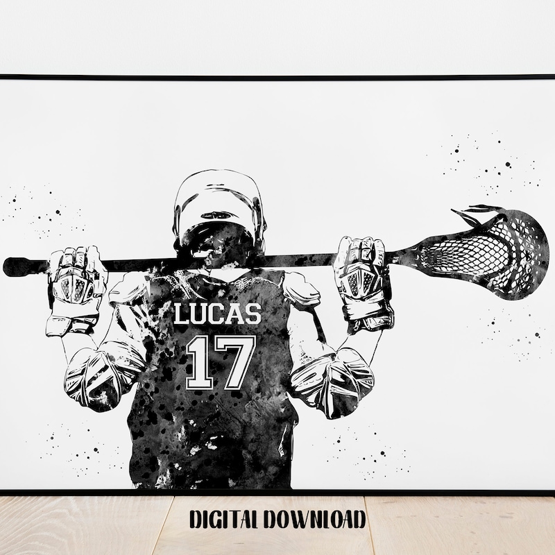 Lacrosse Printable Poster - Etsy