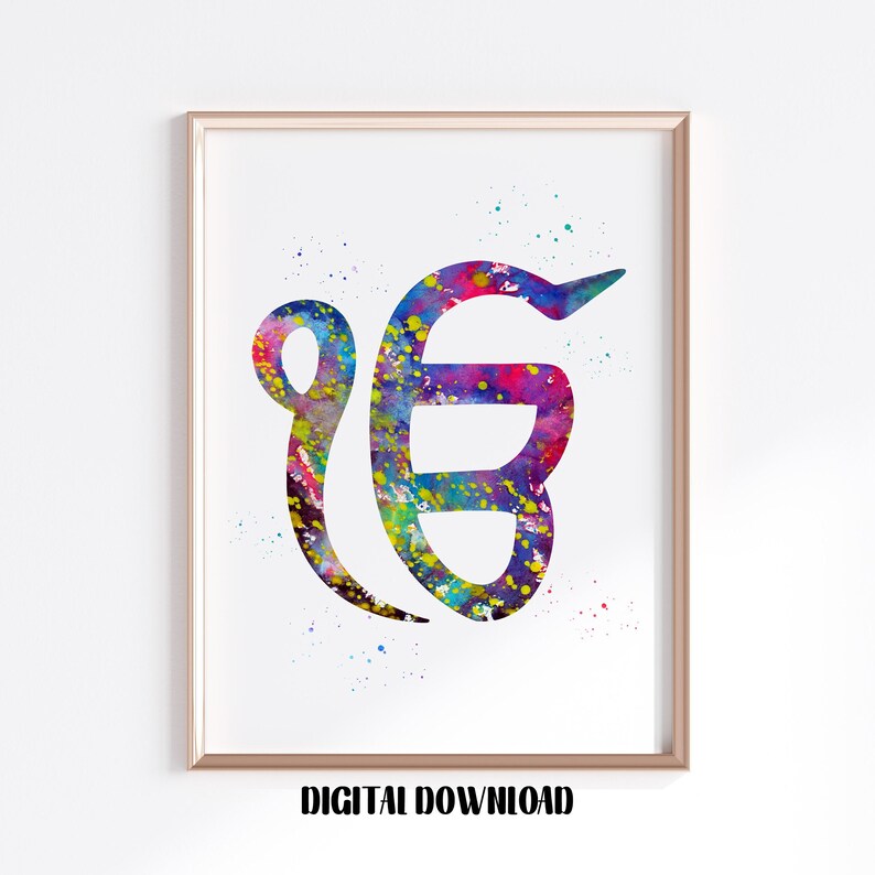 Ek Onkar Ik Onkar One God Symbol of the Sikh Faith Sikh Indian | Etsy
