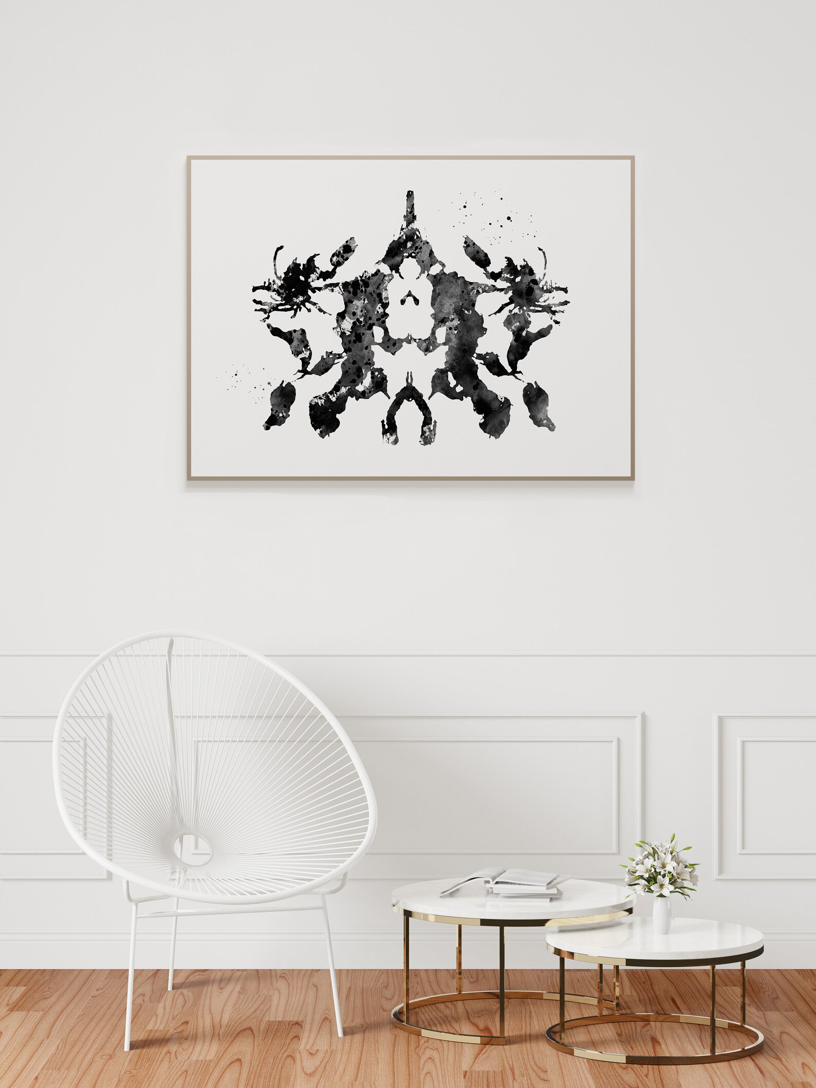 Rorschach Inkblot Test Card 10 Psychological Test Psychology - Etsy