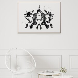 Rorschach Inkblot Test Card 10 Psychological Test Psychology - Etsy