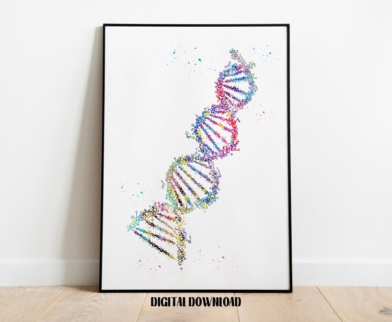Dna Spiral Art