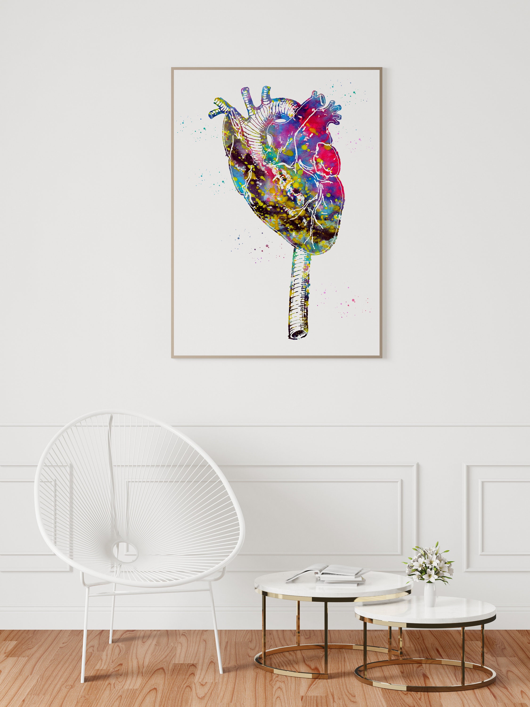 Aorta and Heart Anatomy Surgery Anatomical Biology Poster | Etsy