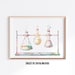 Chemical Flasks Chemistry Art Poster Medical Science Watercolor Digital ...