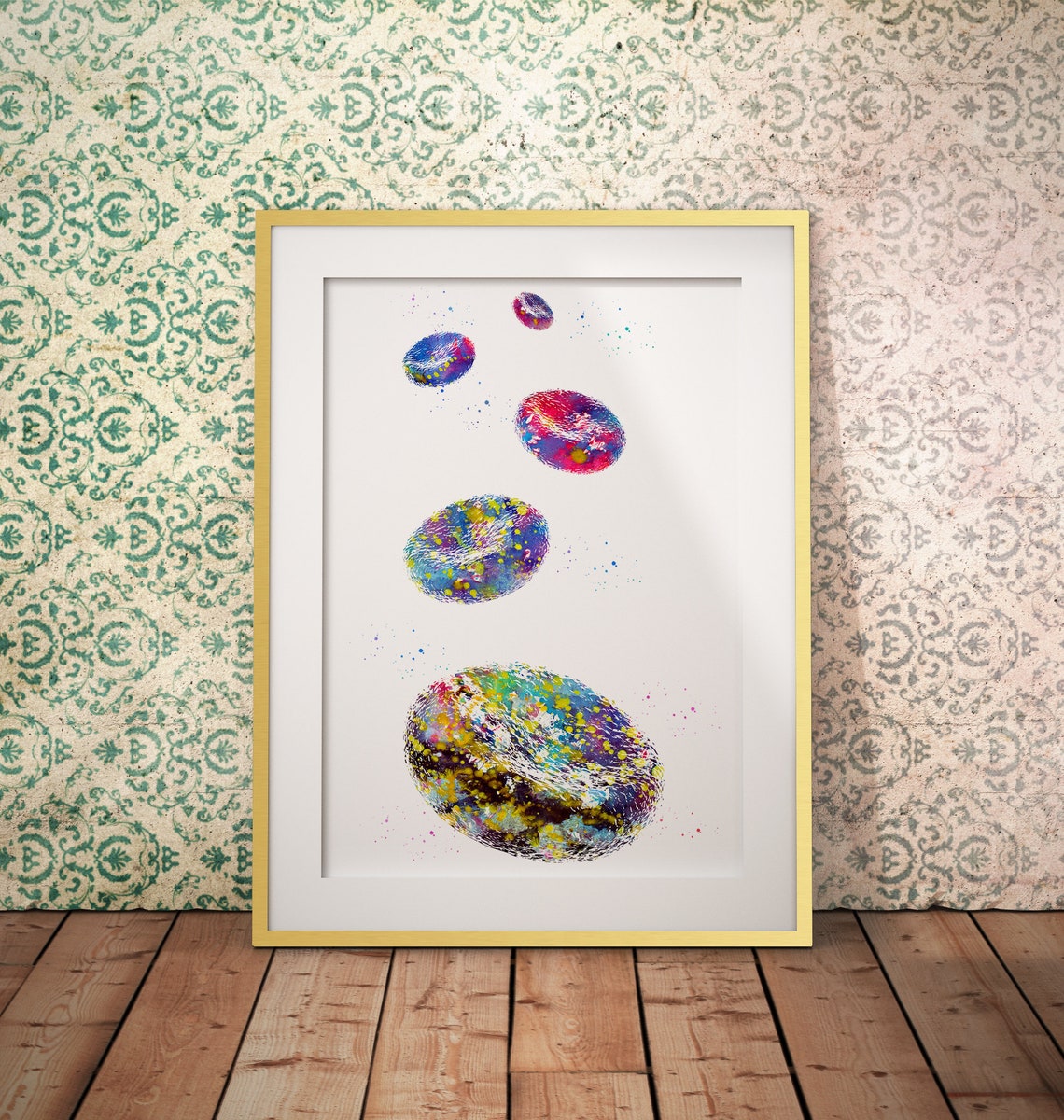 Red Blood Cells Blood Histology Hematology Poster Medical Science ...