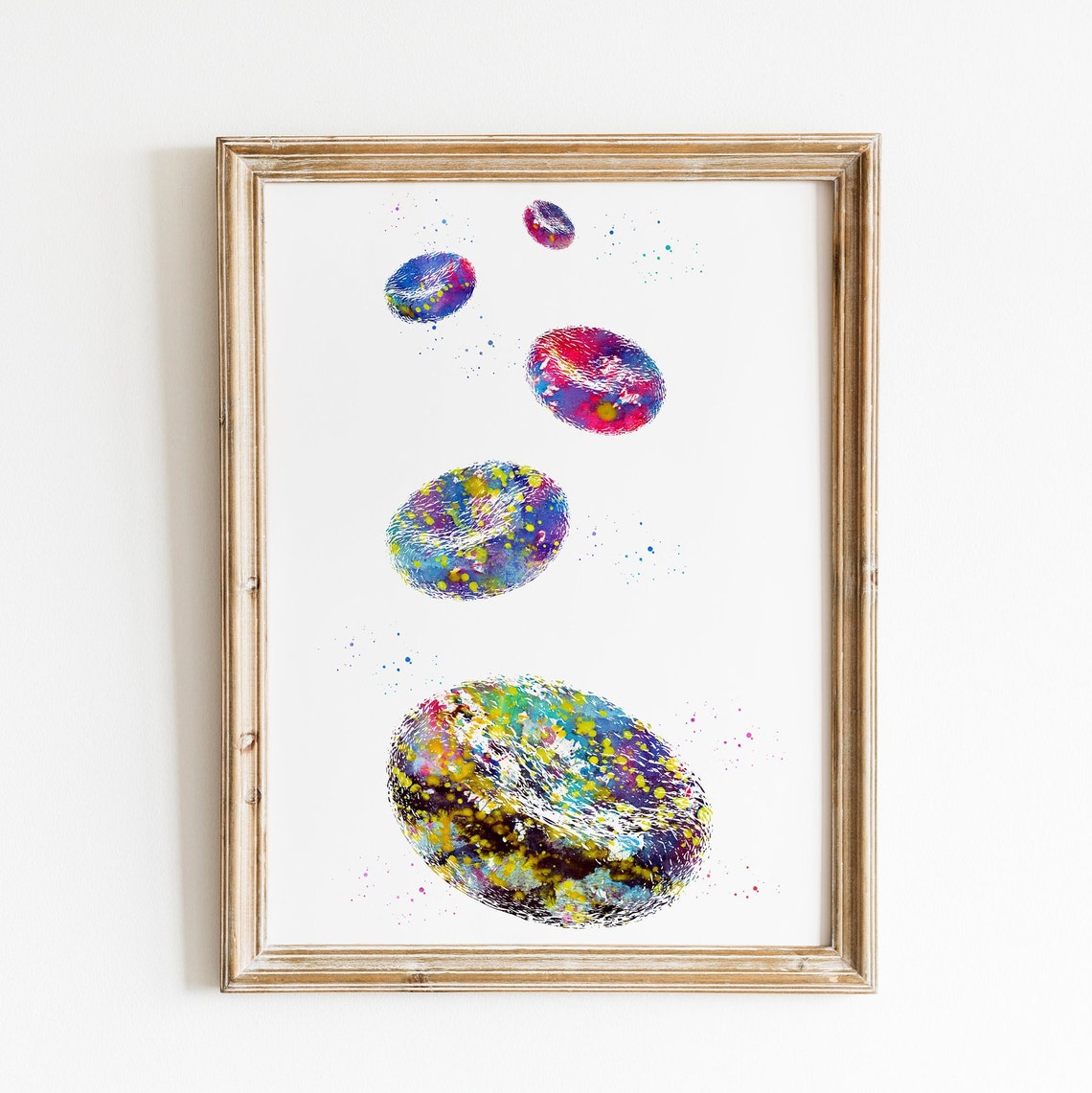 Red Blood Cells Blood Histology Hematology Poster Medical Science ...