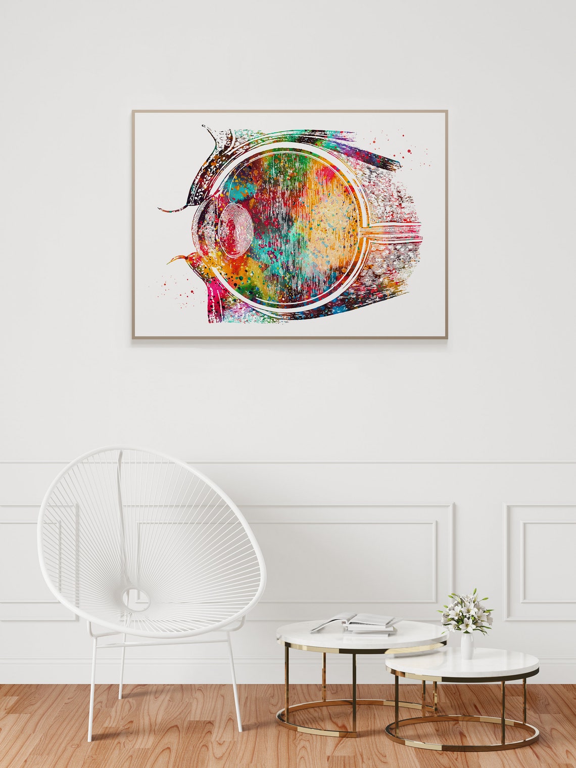 Eye Anatomy Human Eye Optometrist Optician Poster Medical Art | Etsy