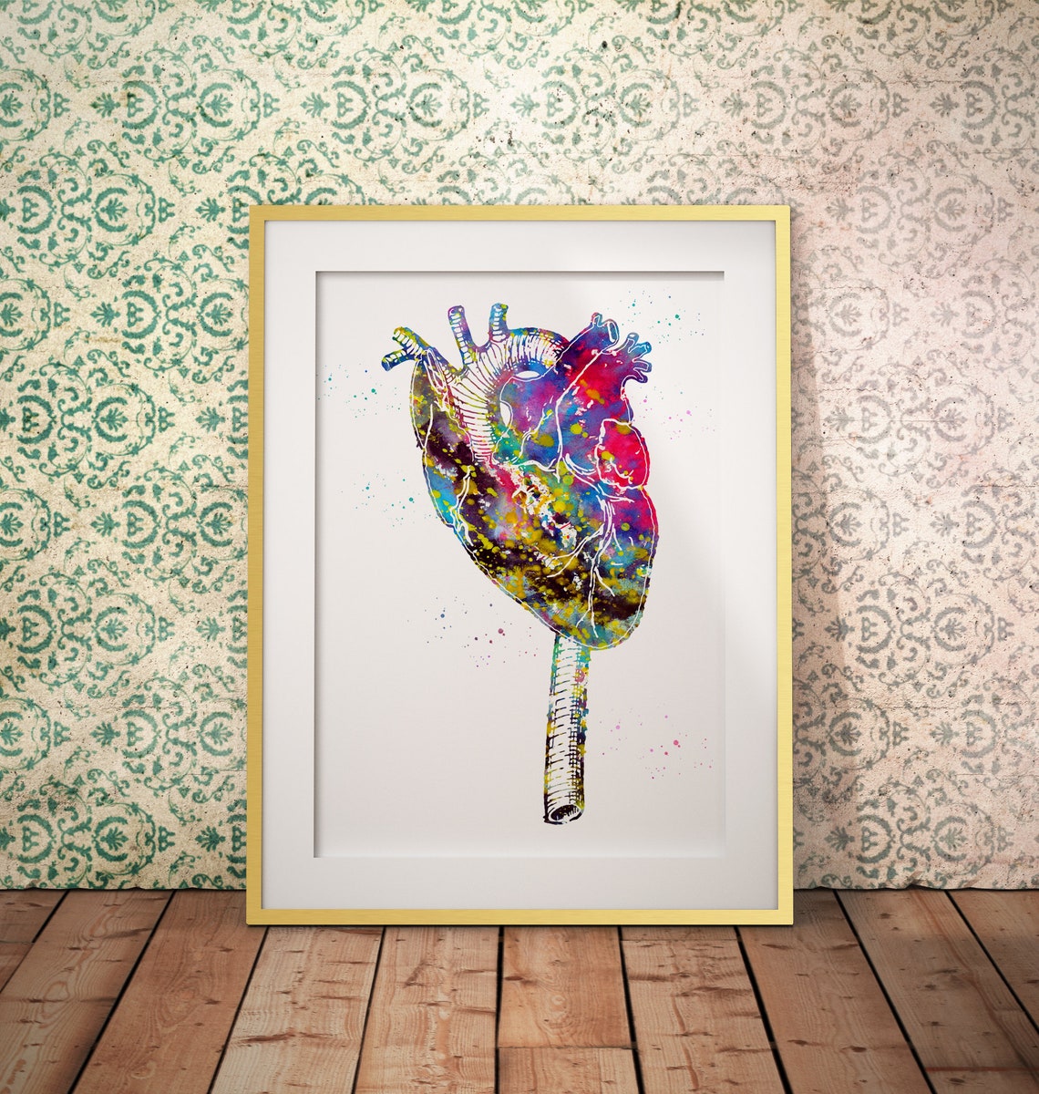 Aorta and Heart Anatomy Surgery Anatomical Biology Poster - Etsy