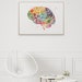 Circuit Brain Computer Science Art Electronic Brain With Chip Poster ...