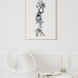 Aorta Vein and Heart Poster Anatomy Surgery Medical Science Watercolor ...