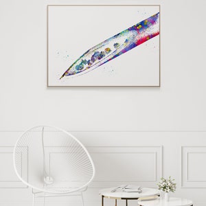 Bone Marrow Transplant Needle Poster Medical Science Watercolor Digital ...