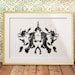 Rorschach Inkblot Test Card 10 Psychological Test Psychology - Etsy