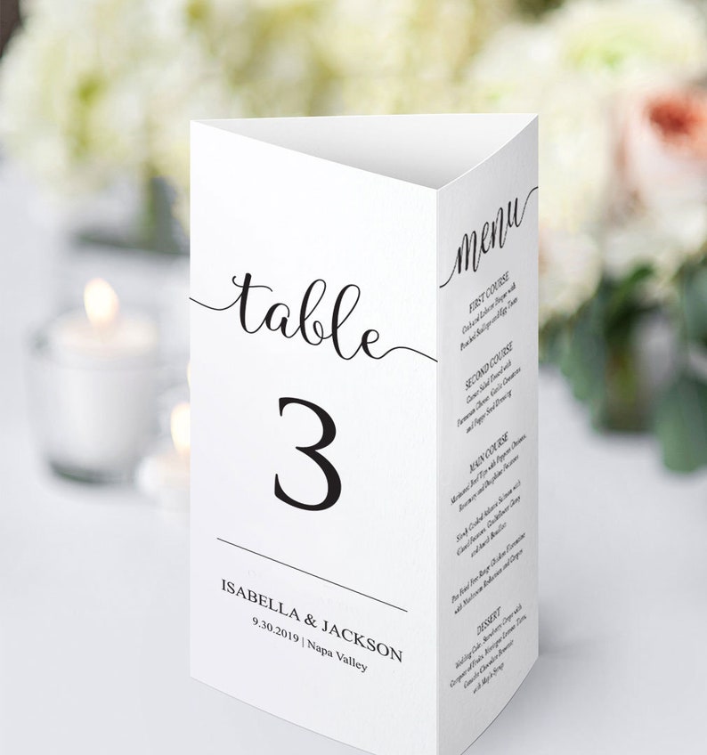 Printable Triangle Table Numbers Three-sided Table Numbers - Etsy