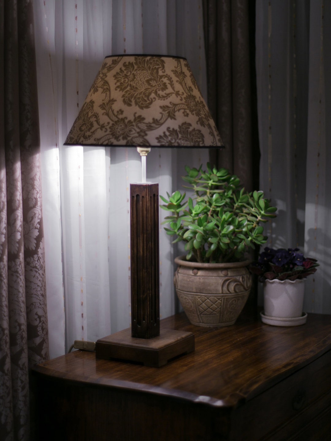 Table Lamp, Handmade Lamp, Wooden Lamp, - Etsy