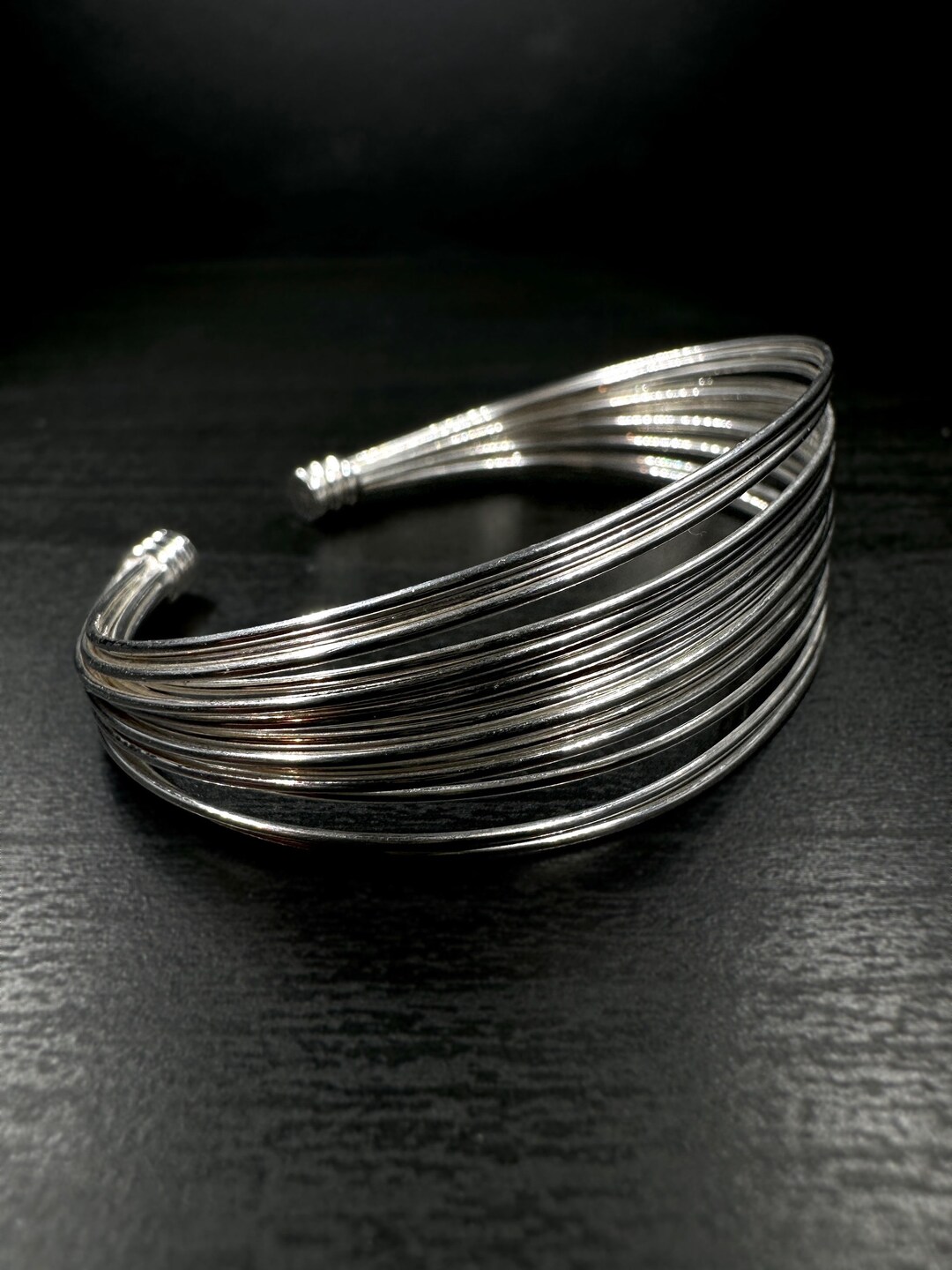 Modernist Style Vintage FRIEDRICH BINDER Manufacture Sterling Silver Multi Wire Cuff Bracelet - Etsy