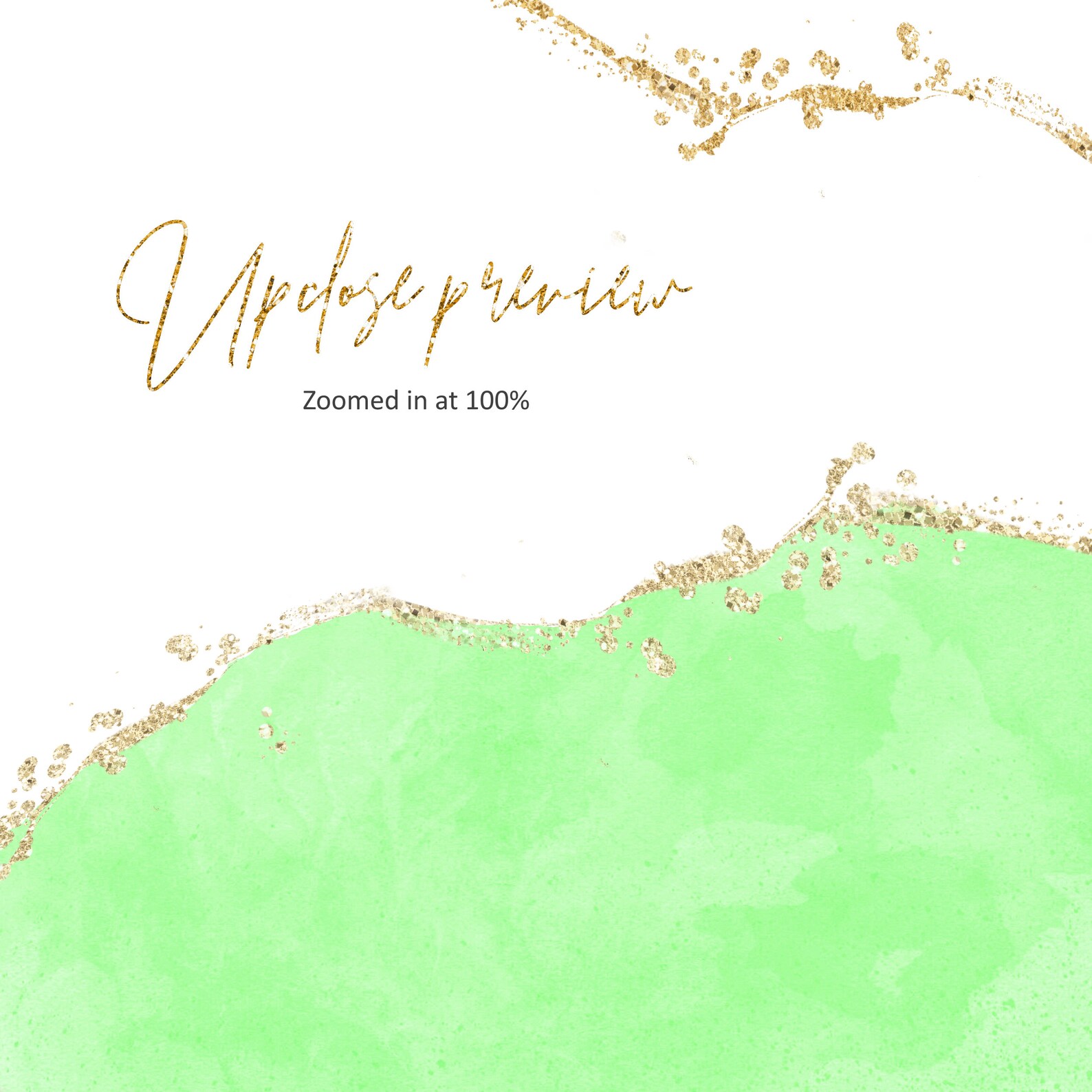 Green Borders Neon Green Clipart Green Edges Green and - Etsy