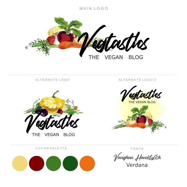 Vegetable Logo - Etsy
