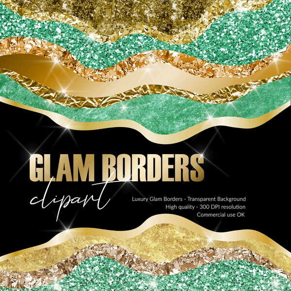 Gold and Green Wallpaper Border - Etsy