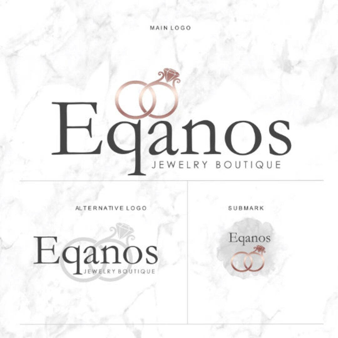Ring Logo Set, Rings Logo, Wedding Logo, Photography Logo, Love Logo ...