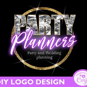 Purple Diamond Logo Purple Neon Logo Violet Logo Design - Etsy