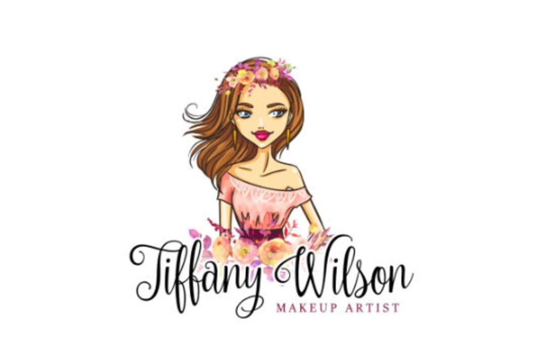 Lady Logo, Brunette Logo, Makeup Artist Logo, Woman Logo, Brown Hair ...