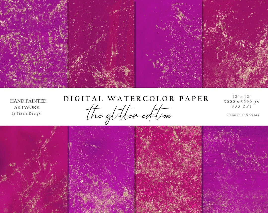 Pink Purple Paper Digital Paper Pack Digital Papers Violet - Etsy