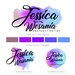 Purple Watercolor Logo, Purple Logo Design, Violet Logo Kit, Purple ...