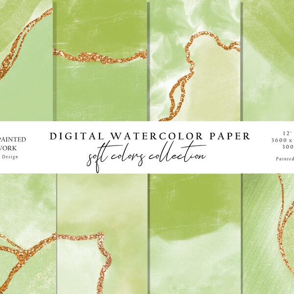Forest Green and Gold Wallpaper - Etsy