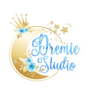 Gold Moon Logo Blue Moon Logo Crown Logo Queen Logo Design - Etsy