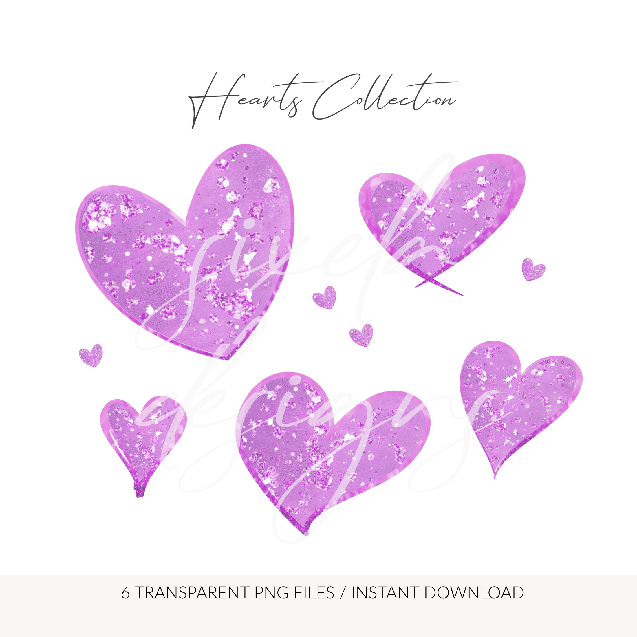 Purple Valentine Heart Images