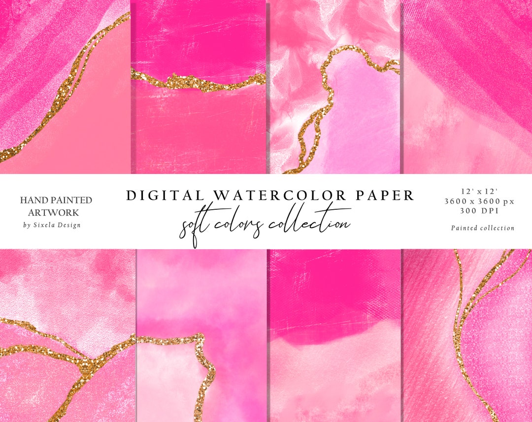 Pink Wallpapers, Pink Backgrounds, Digital Backgrounds, Digital Papers ...