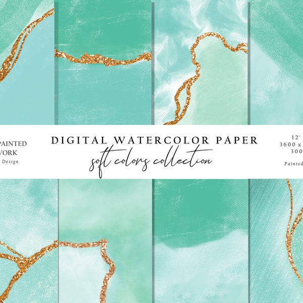 Aqua Wallpaper - Etsy