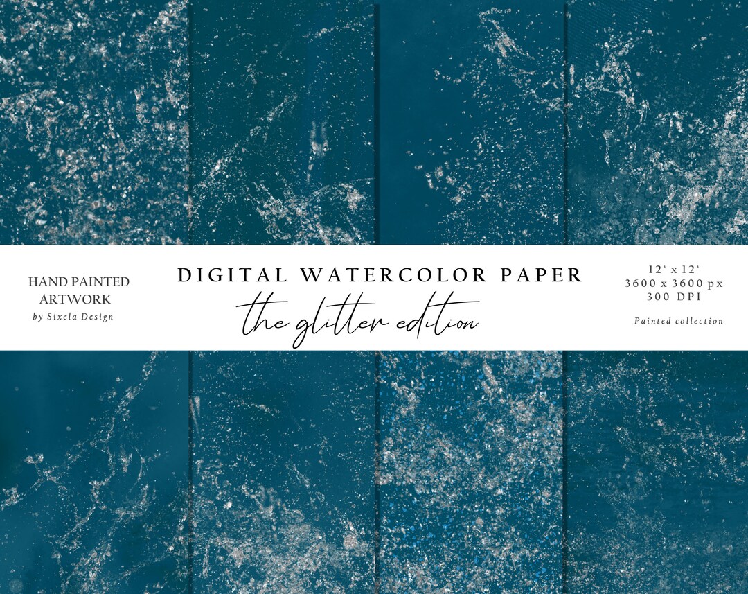Dark Aqua Paper Dark Teal Paper Digital Teal Paper Teal - Etsy UK