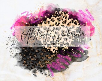 Leopard Print Splatter - Etsy