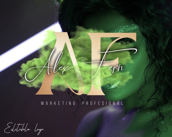 Neon Green Logo Green Logo Design Party Logo Business Logo - Etsy