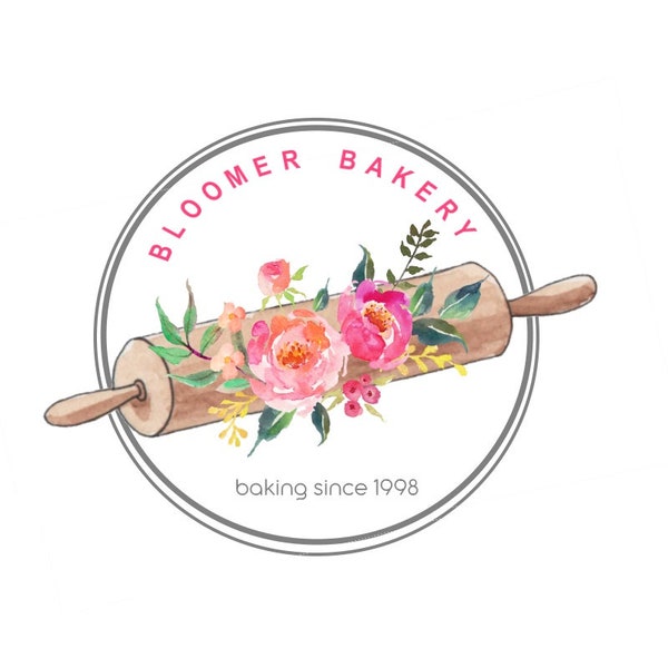 Bakery Roller Logo - Etsy