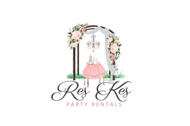 Party Rental Logo Rentals Logo Wedding Planner Planner - Etsy