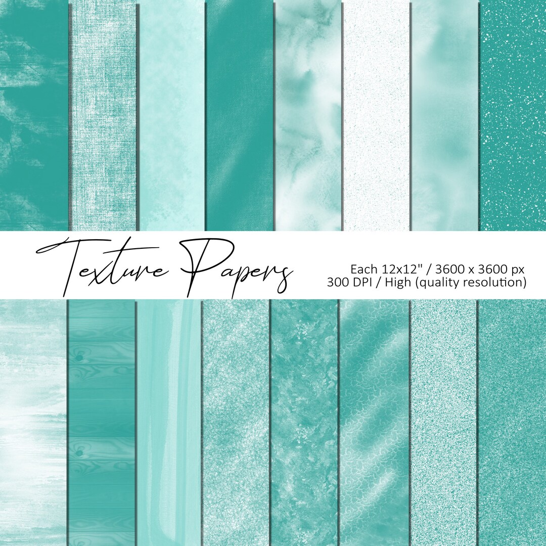 Aqua Digital Paper, Teal Paper Pack, Commercial Papers, Aqua Wallpaper ...