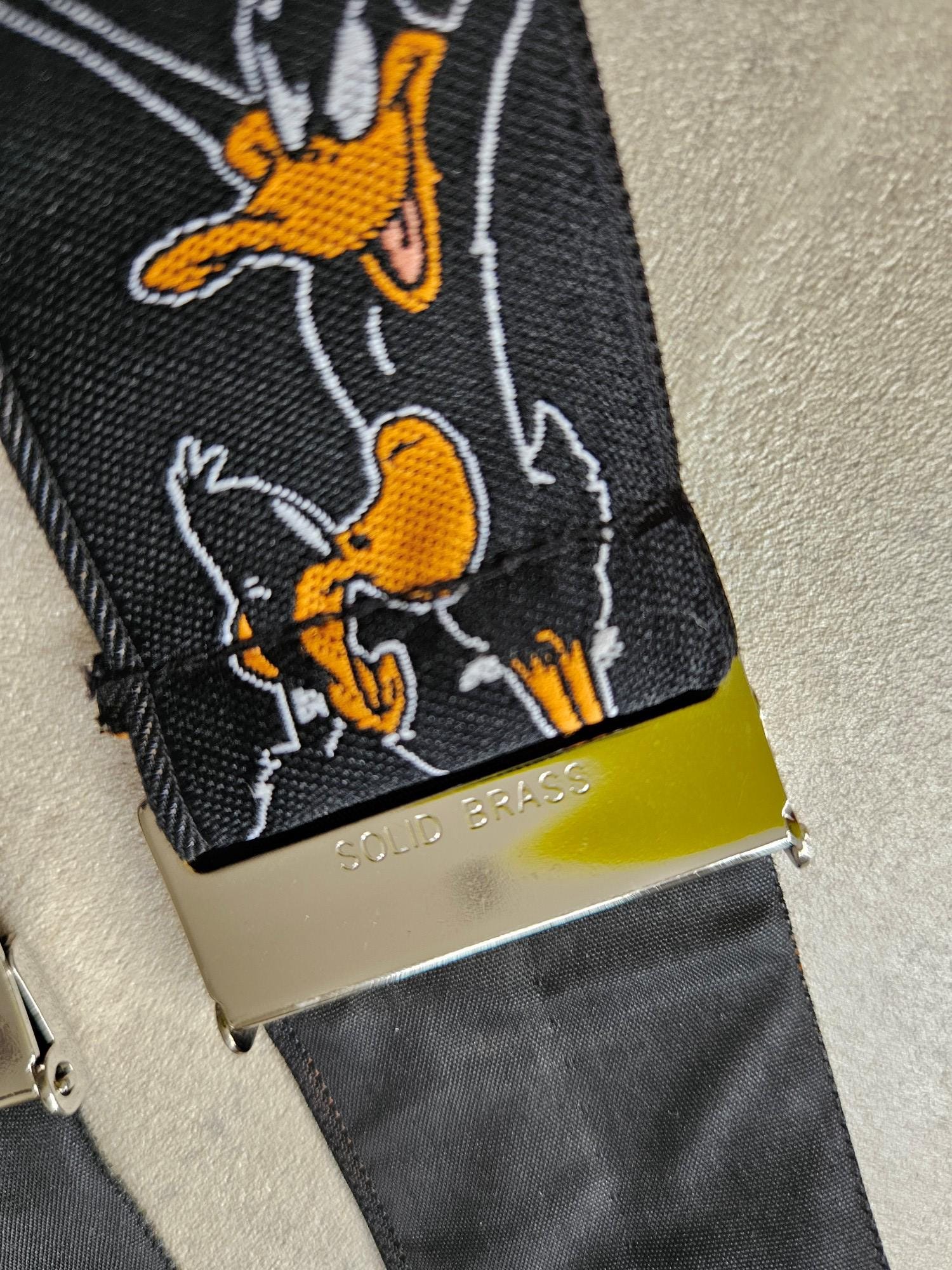 1990s Daffy Duck Suspenders • Warner Bros Clip-on Braces • Vintage ...